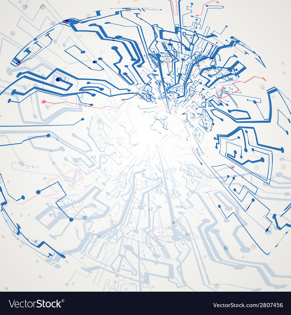 Futuristic technology Royalty Free Vector Image