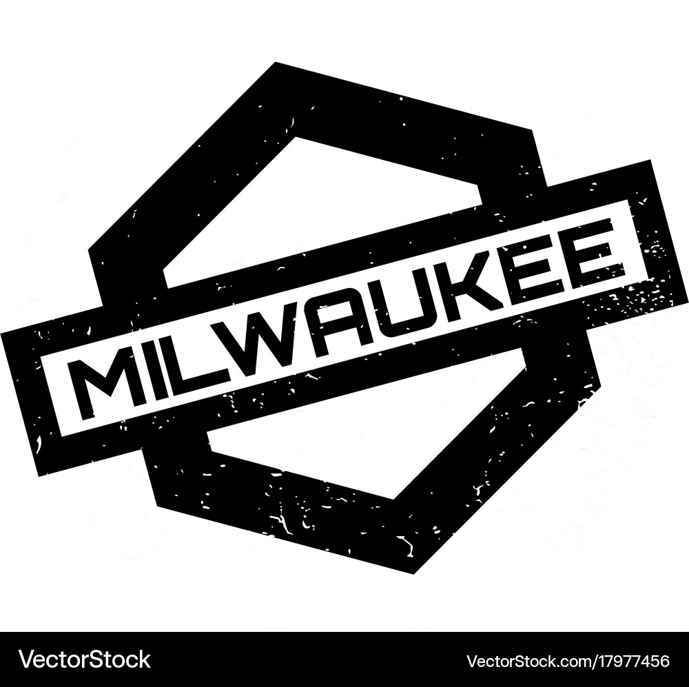 Milwaukee rubber stamp Royalty Free Vector Image