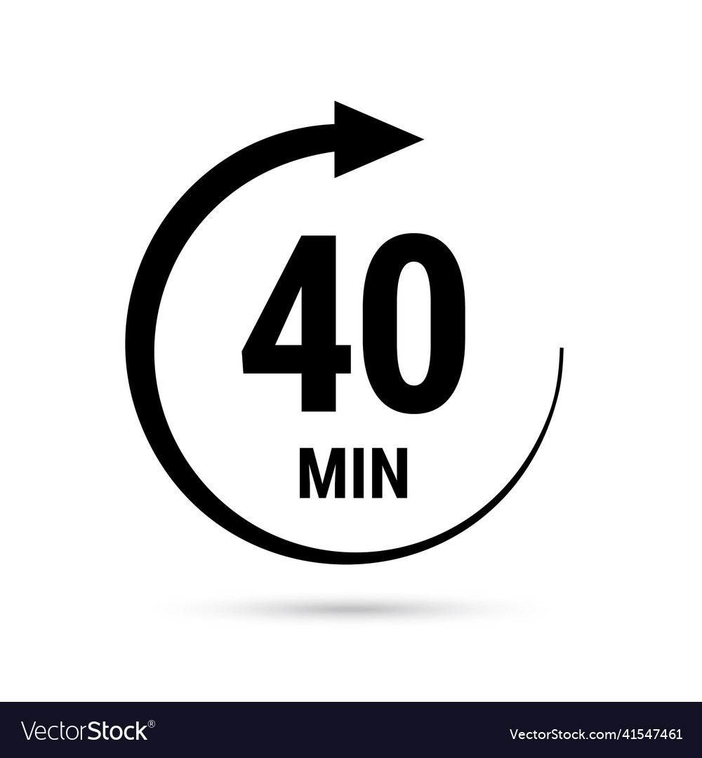 Isolated with timer Royalty Free Vector Image - VectorStock