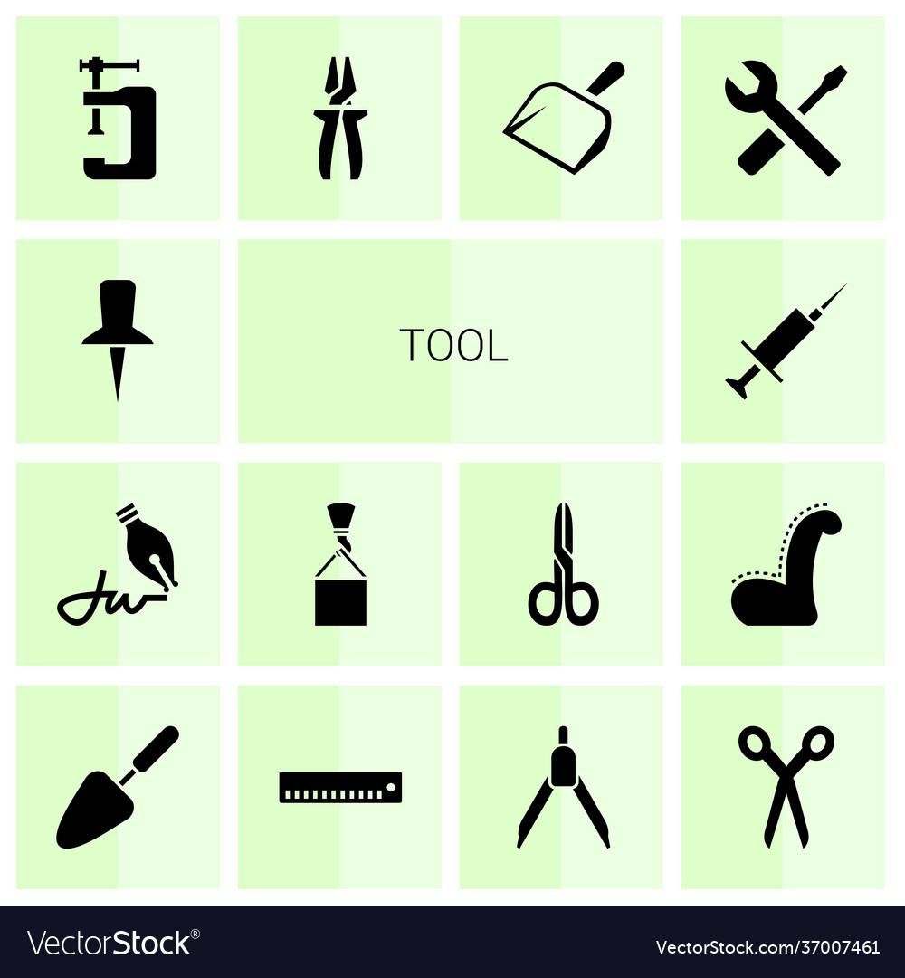 Tool icons Royalty Free Vector Image - VectorStock