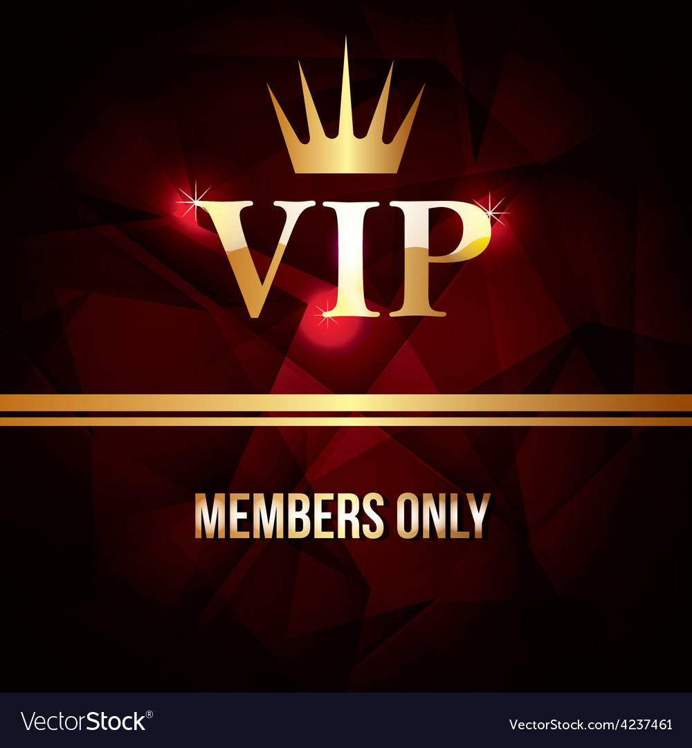 Vip design Royalty Free Vector Image - VectorStock