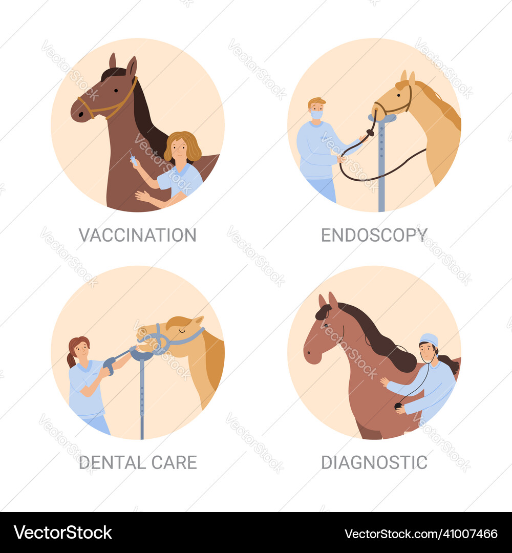 A image of different medical procedures Royalty Free Vector