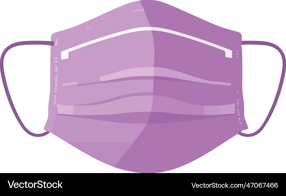 Protective workwear mask Royalty Free Vector Image