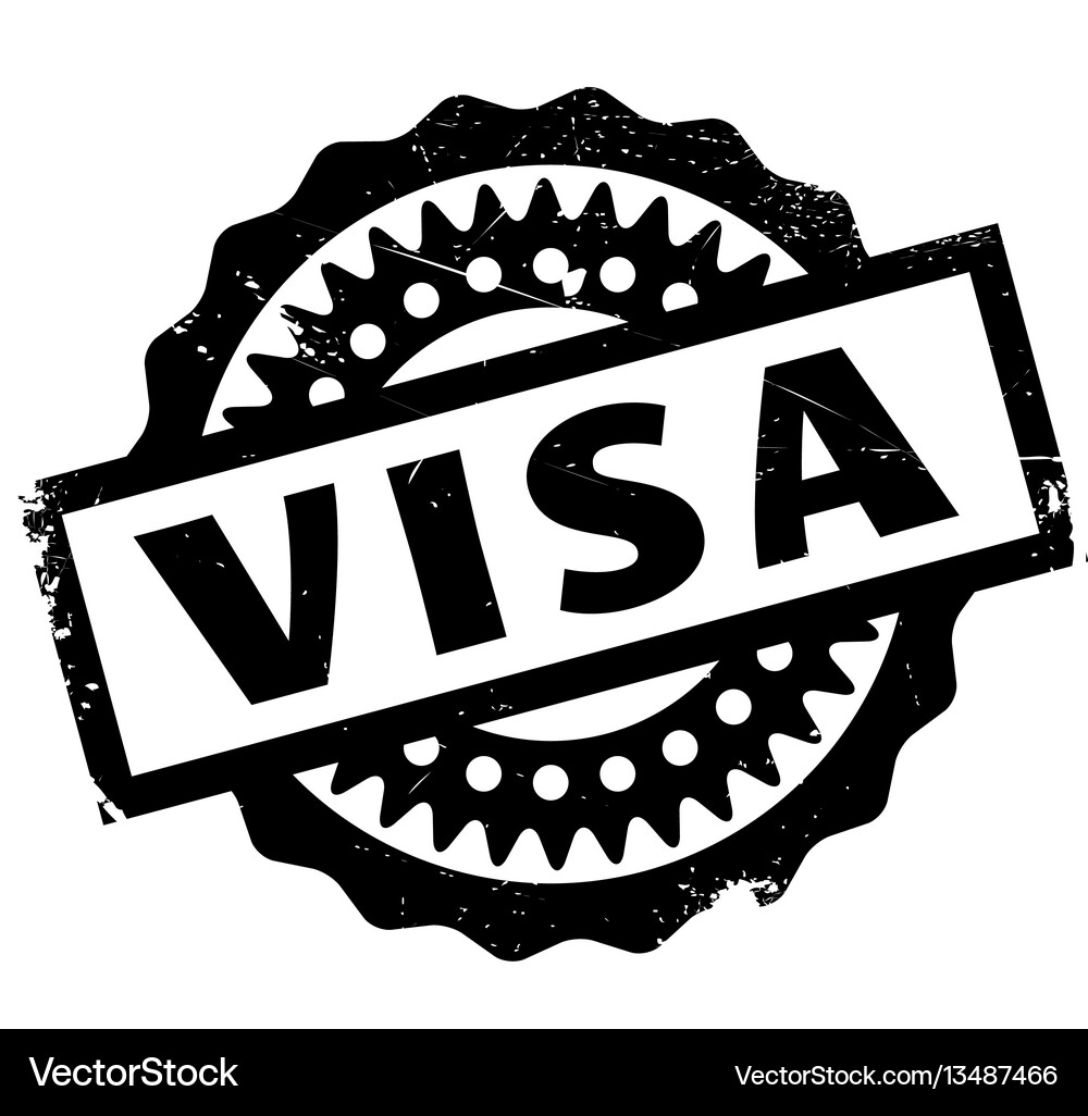 Visa rubber stamp Royalty Free Vector Image - VectorStock
