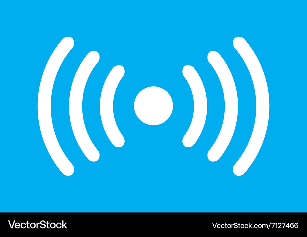 Wi-fi transmission of data Royalty Free Vector Image