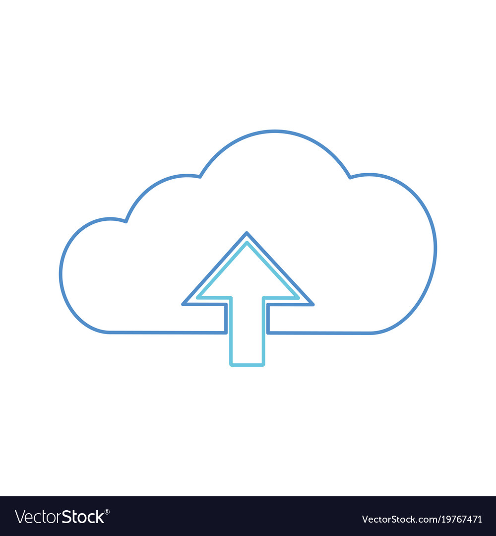 Cloud computing design Royalty Free Vector Image