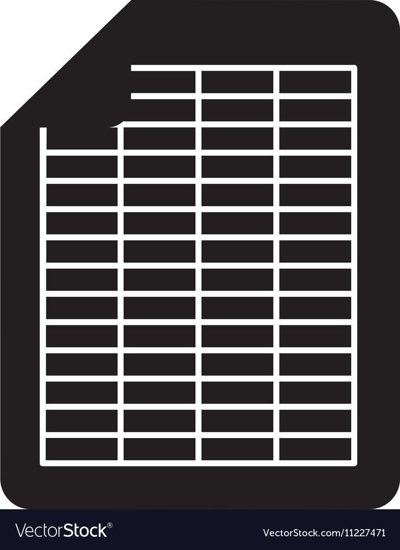 Document file format isolated icon Royalty Free Vector Image