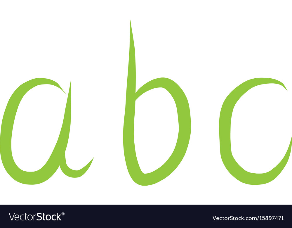 Font Royalty Free Vector Image - VectorStock