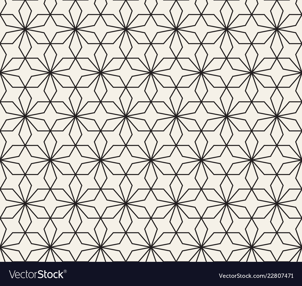Seamless geometric pattern simple abstract lines Vector Image