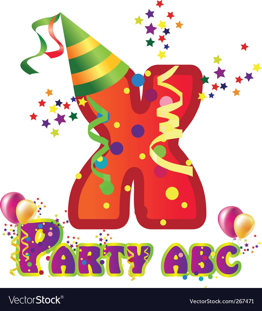 X Royalty Free Vector Image - VectorStock