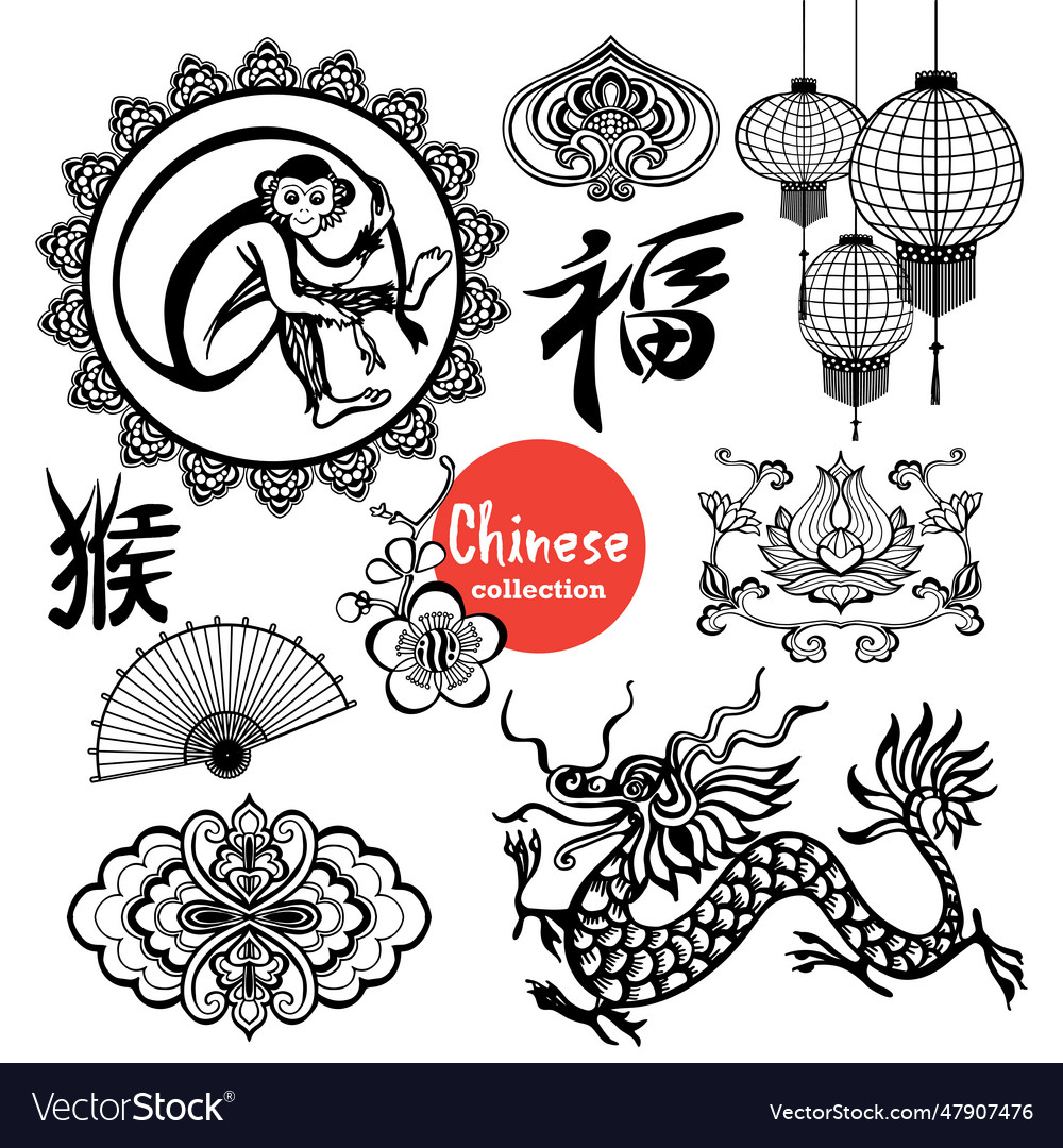 Chinese design elements design elements Royalty Free Vector