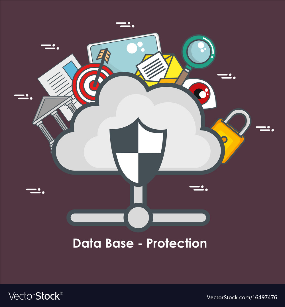 Internet security concept Royalty Free Vector Image