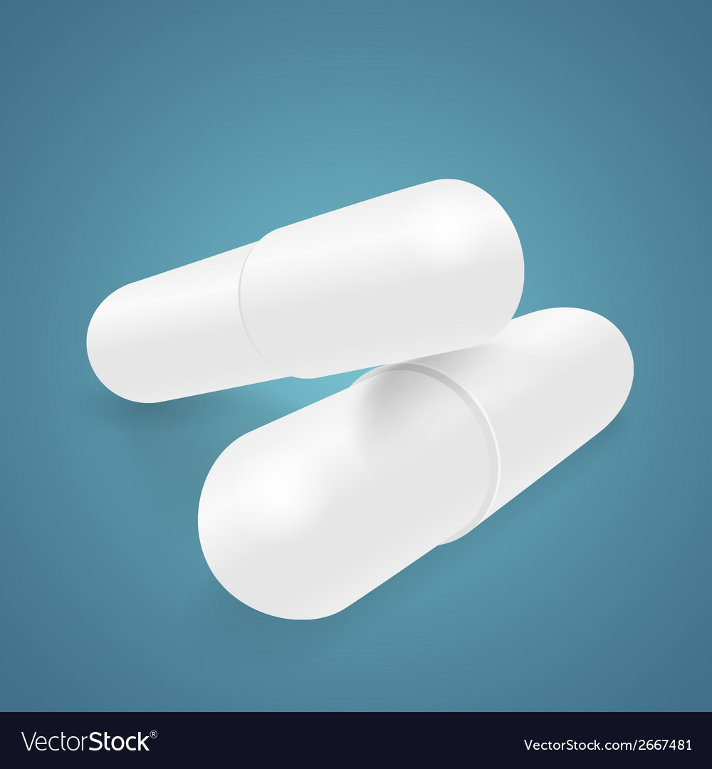 Capsule Royalty Free Vector Image - VectorStock