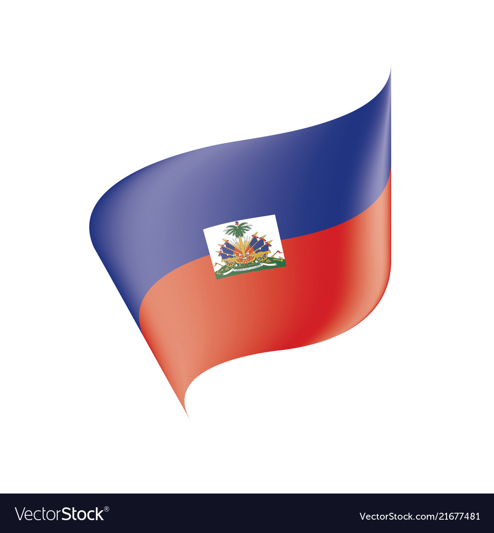 Haiti flag Royalty Free Vector Image - VectorStock