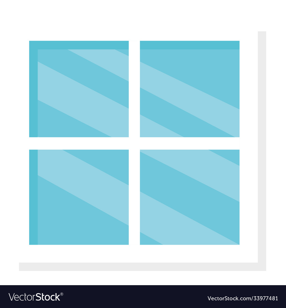Isolated window icon design Royalty Free Vector Image