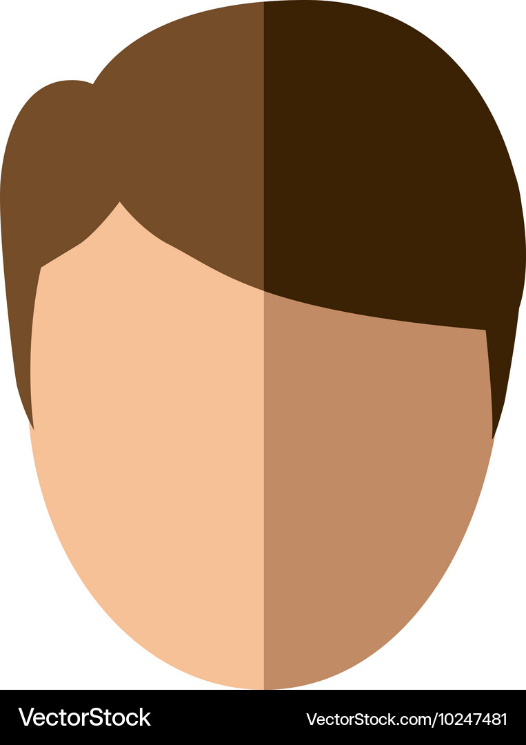 Man male head person icon Royalty Free Vector Image