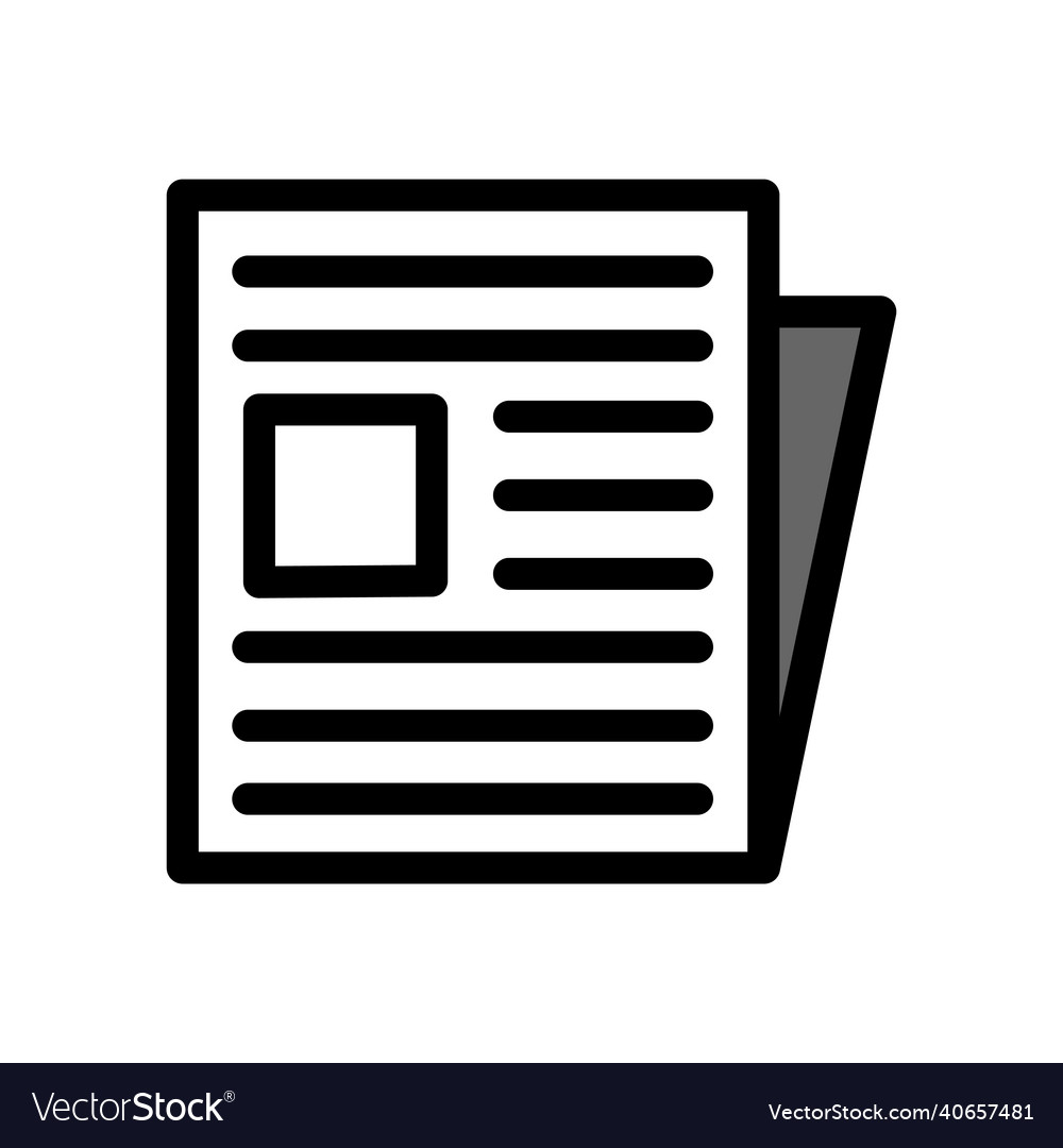 Newspaper Royalty Free Vector Image - VectorStock