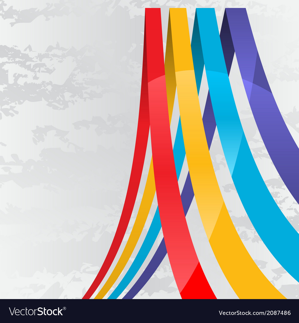 Background with four lines Royalty Free Vector Image