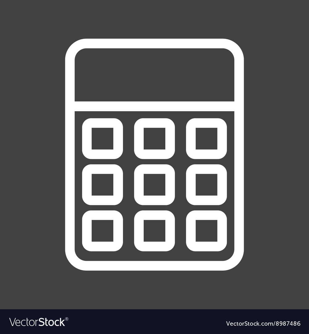 Calculator Royalty Free Vector Image - VectorStock