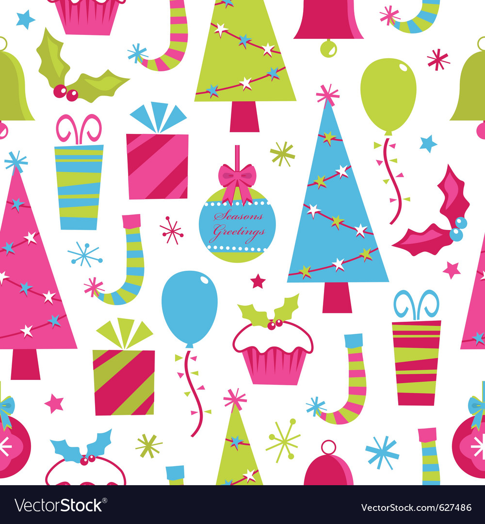Christmas pattern Royalty Free Vector Image - VectorStock
