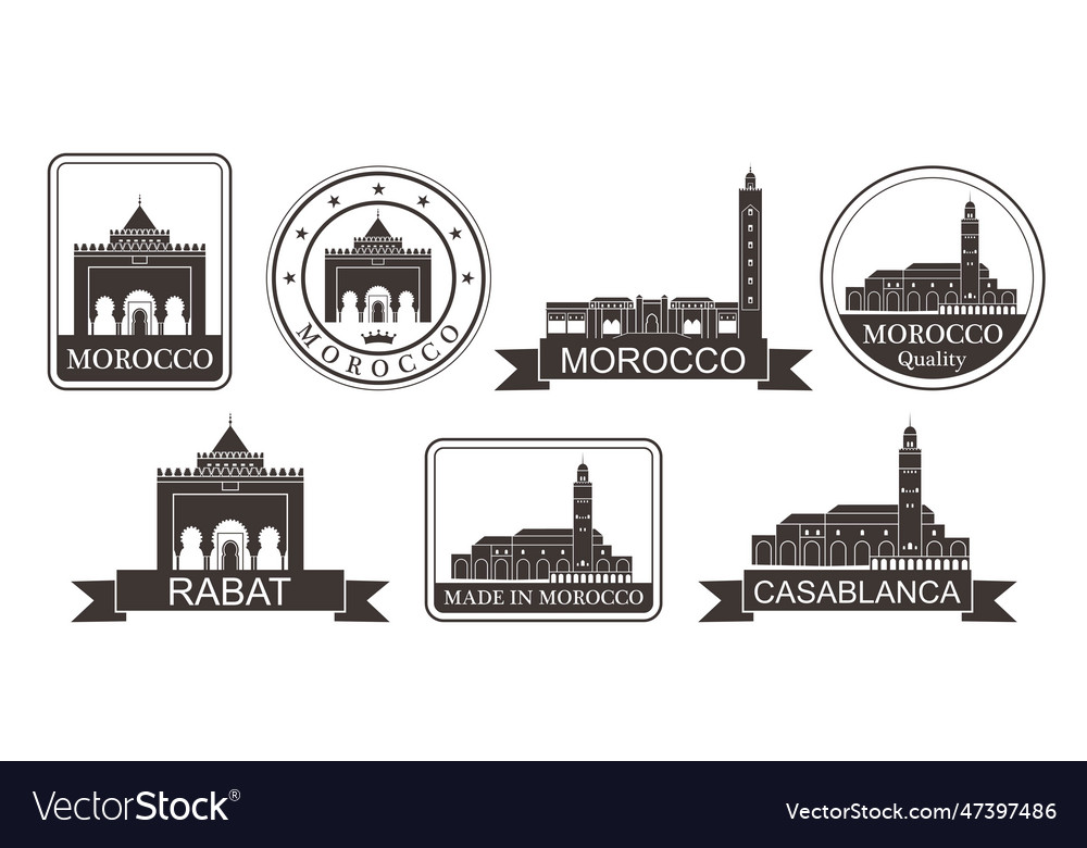 Morocco Royalty Free Vector Image - VectorStock
