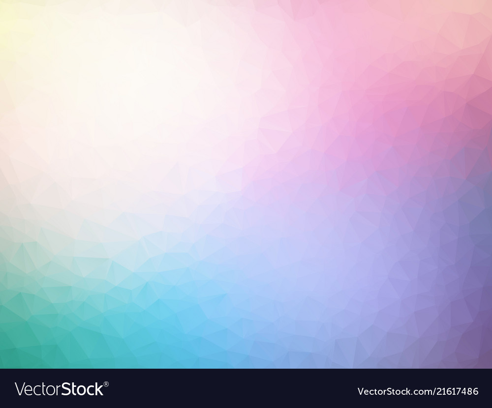 Pastel Geometric Spectrum Triangles Royalty Free Vector