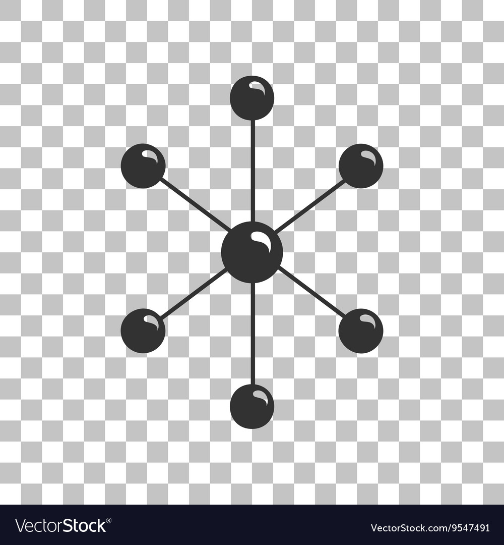 Molecule sign dark gray icon Royalty Free Vector Image Molecule sign dark gray icon Royalty Free Vector Image