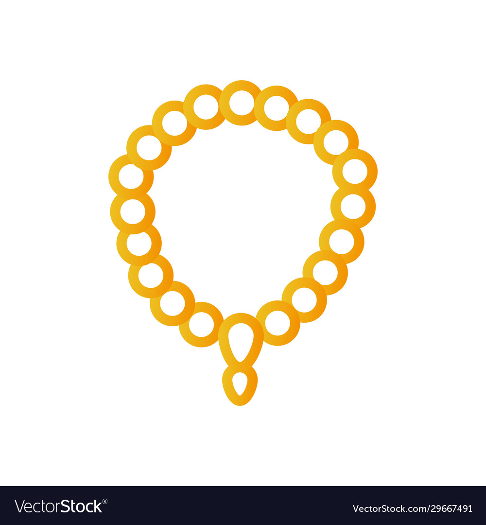 Ramadan rosary gradient style icon design Vector Image Ramadan rosary gradient style icon design Vector Image