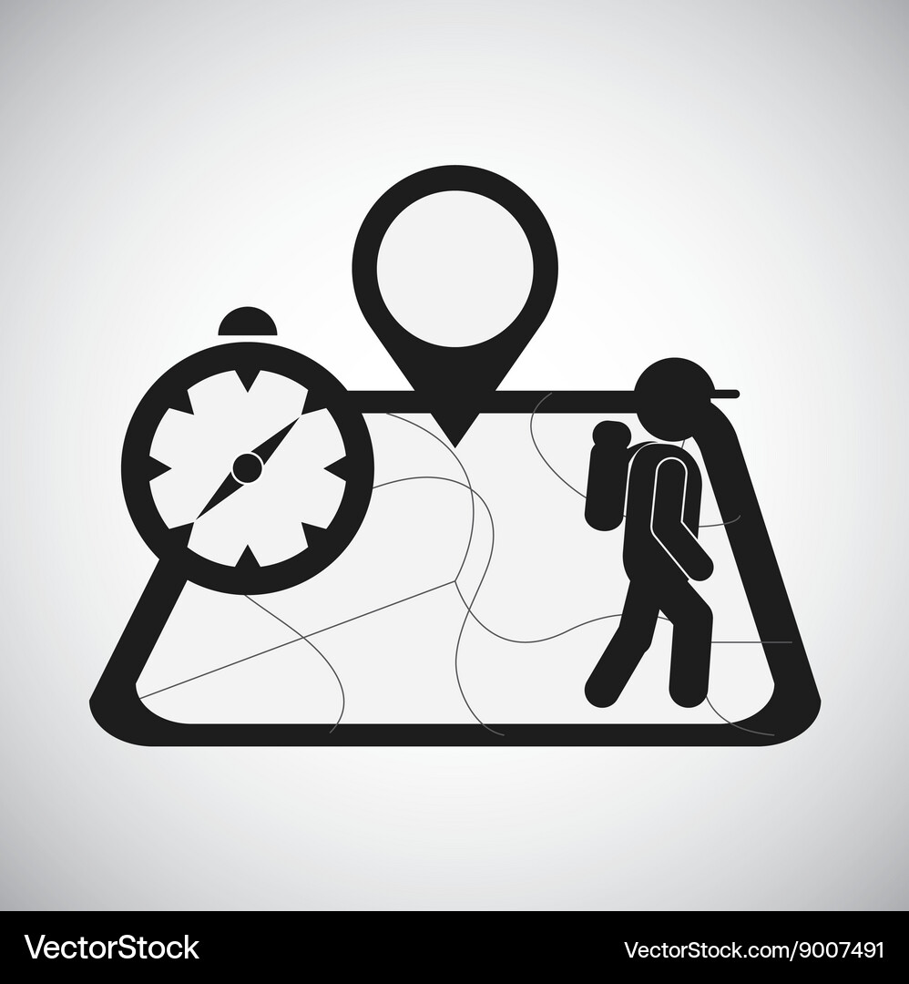 Travel design tourism icon isolated image Vector Image