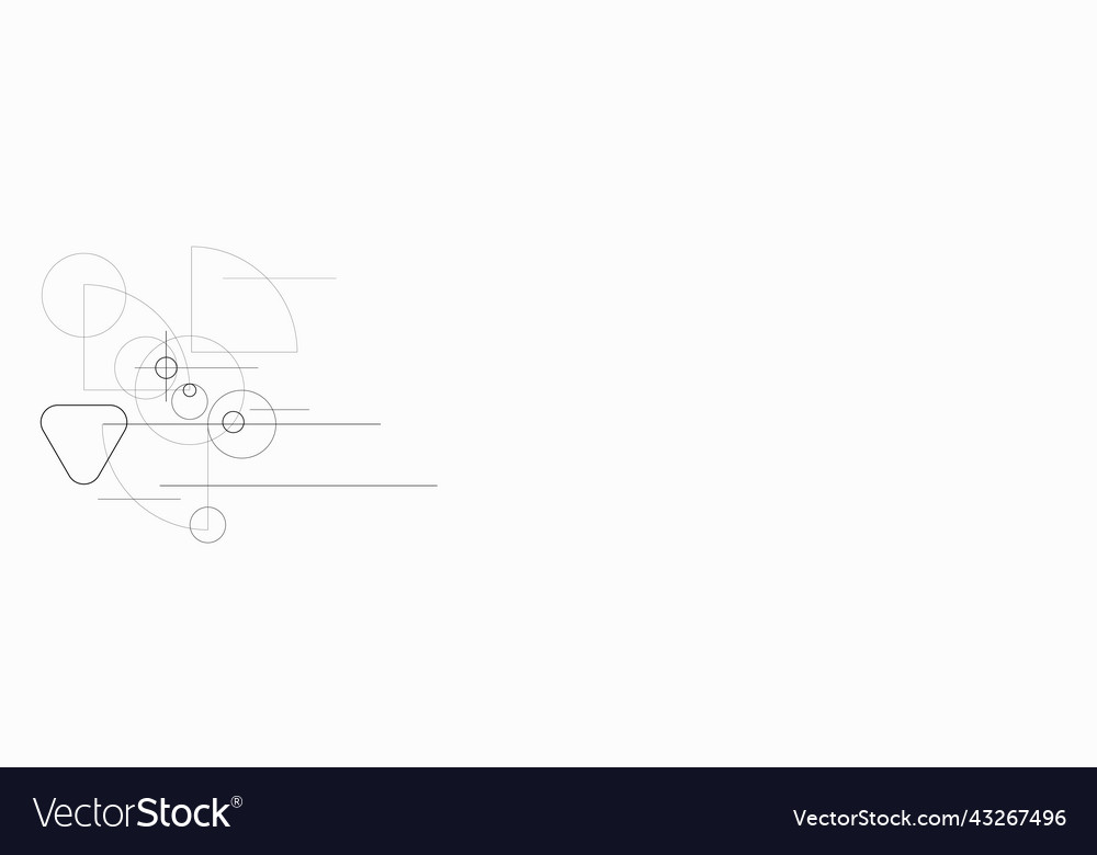 Abstract Lines And Dots Connect Background Vector Image