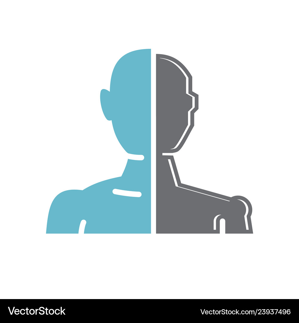 Bionic prothesis icon on white background Vector Image