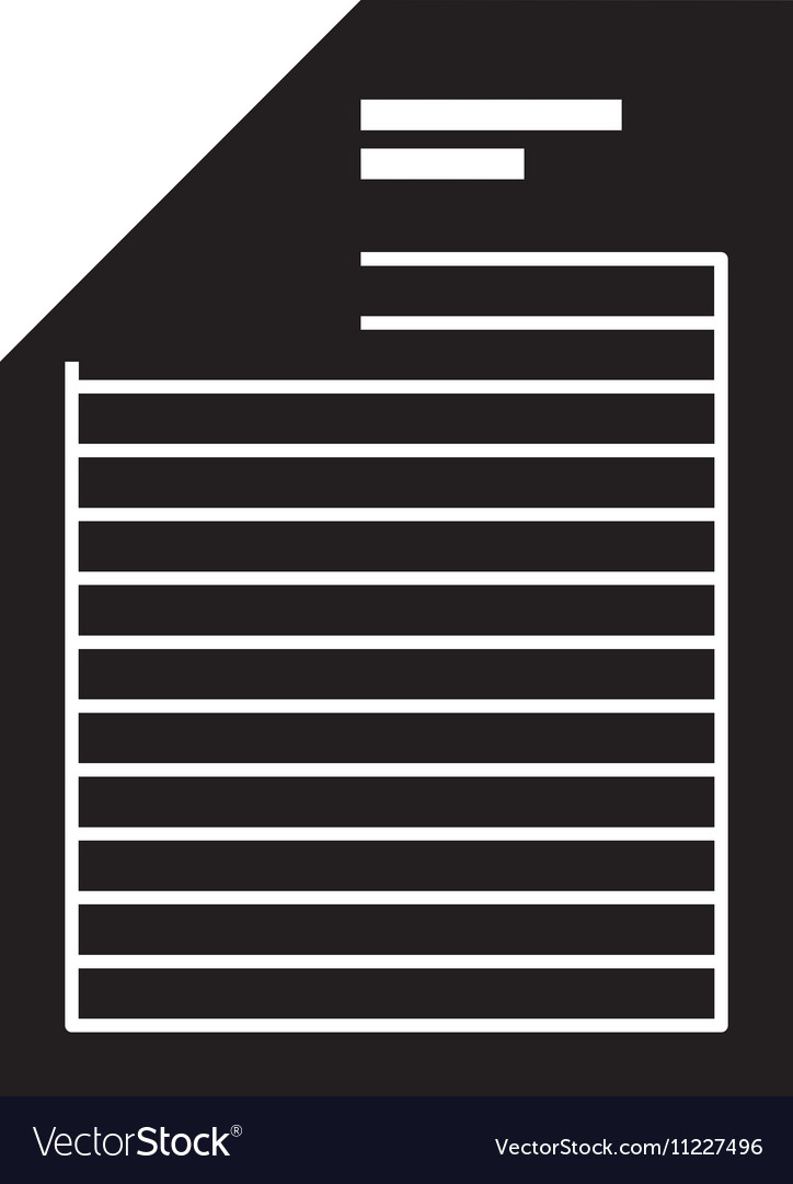 Document file format isolated icon Royalty Free Vector Image