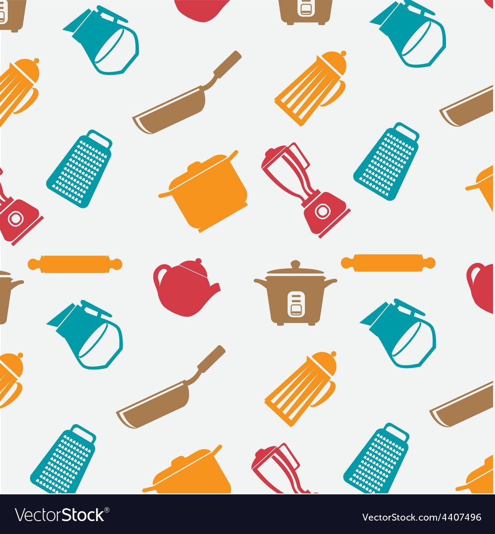 Kitchen design Royalty Free Vector Image - VectorStock