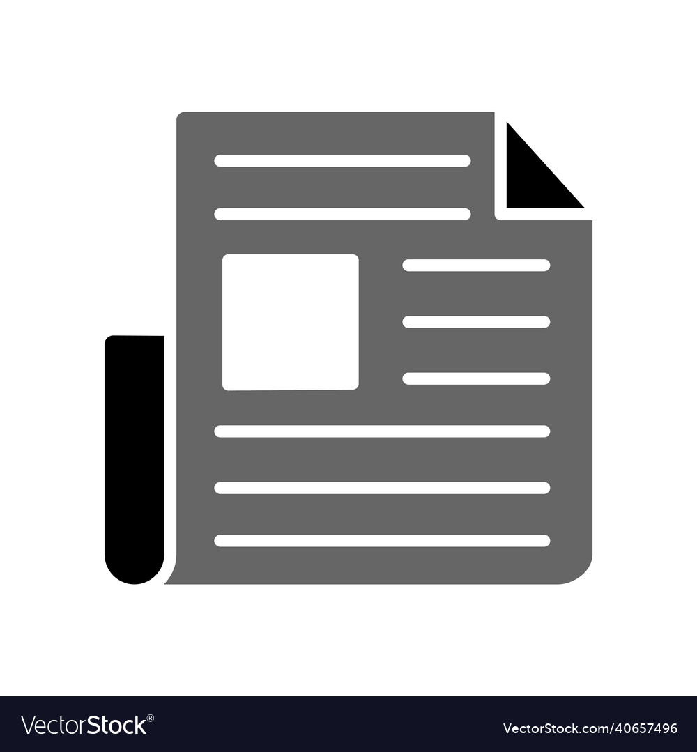 Newspaper Royalty Free Vector Image - VectorStock