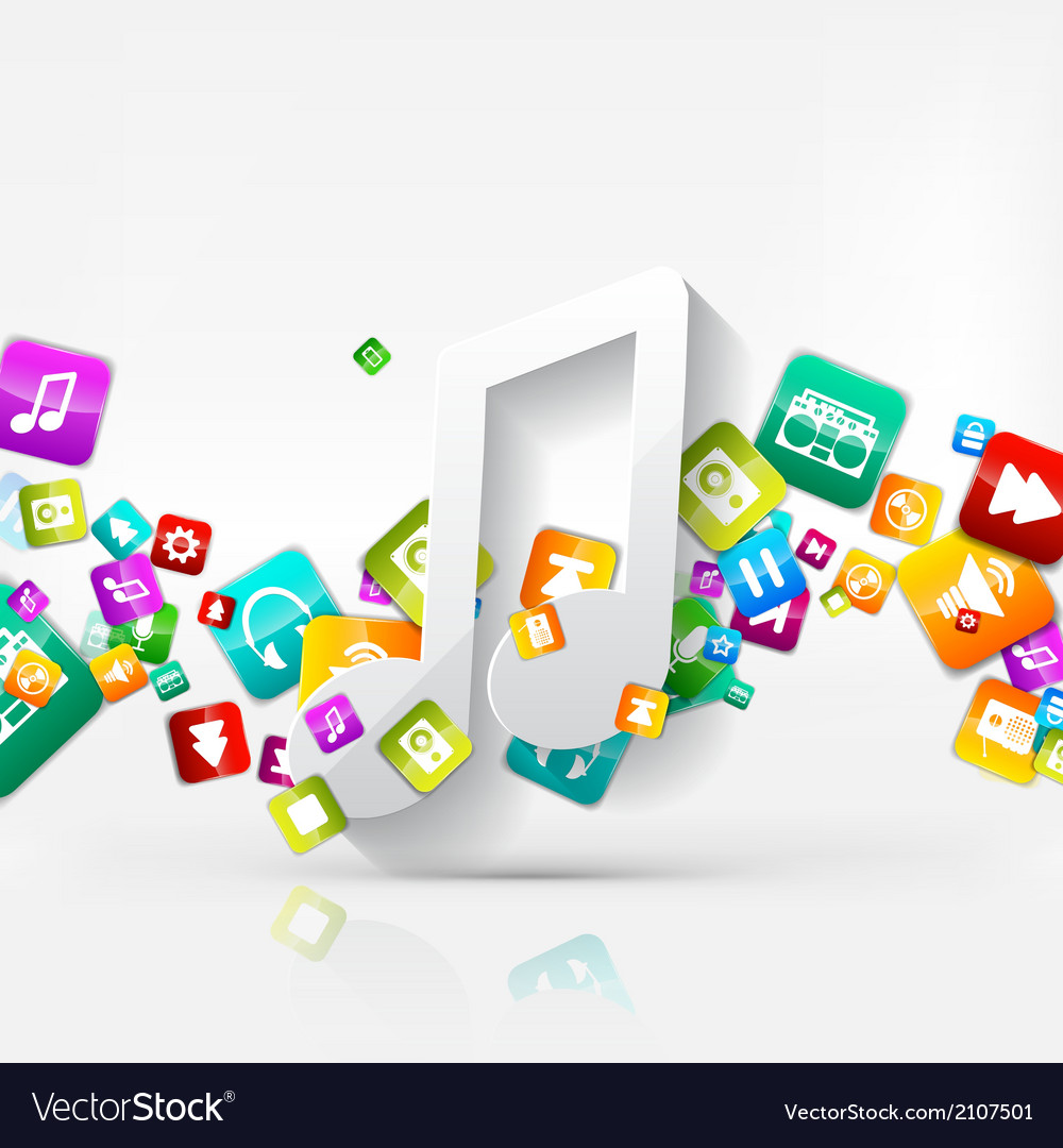 Application buttonsocial mediacloud computing Vector Image