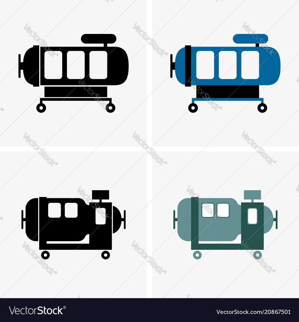Hyperbaric chamber Royalty Free Vector Image - VectorStock