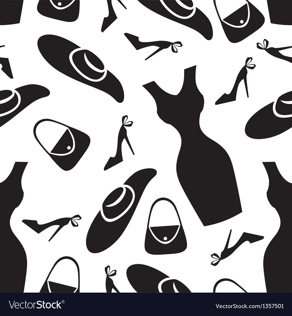 Lady pattern Royalty Free Vector Image - VectorStock