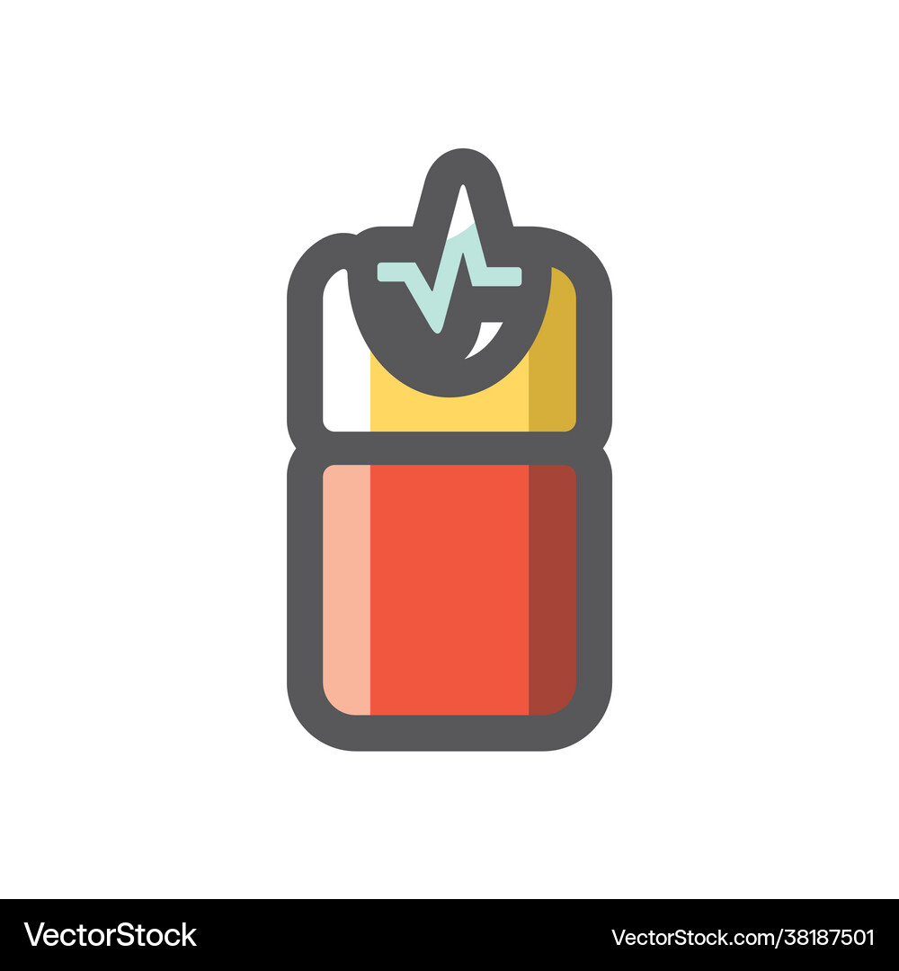 Stun gun taser icon cartoon Royalty Free Vector Image