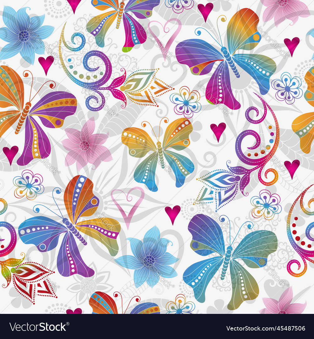 Colorful seamless gradient pattern Royalty Free Vector Image