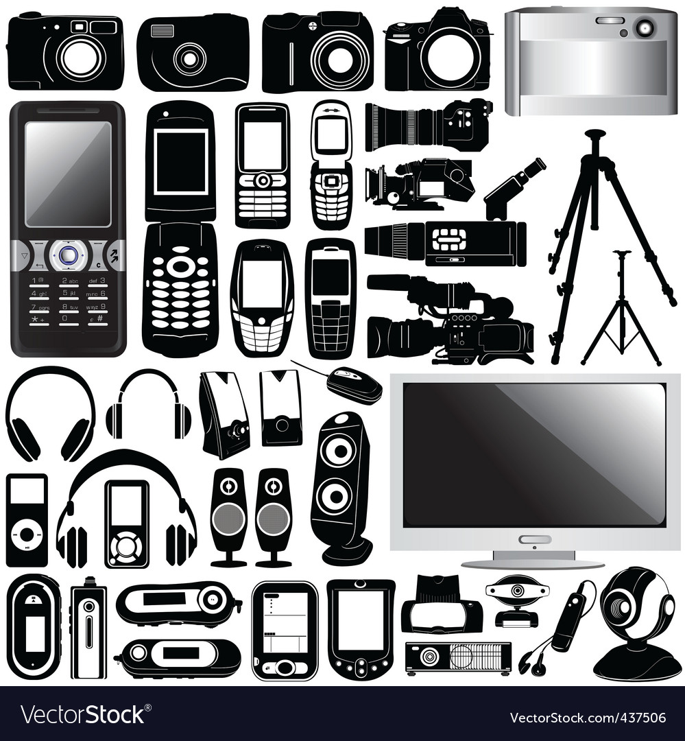 Electronic Royalty Free Vector Image - VectorStock