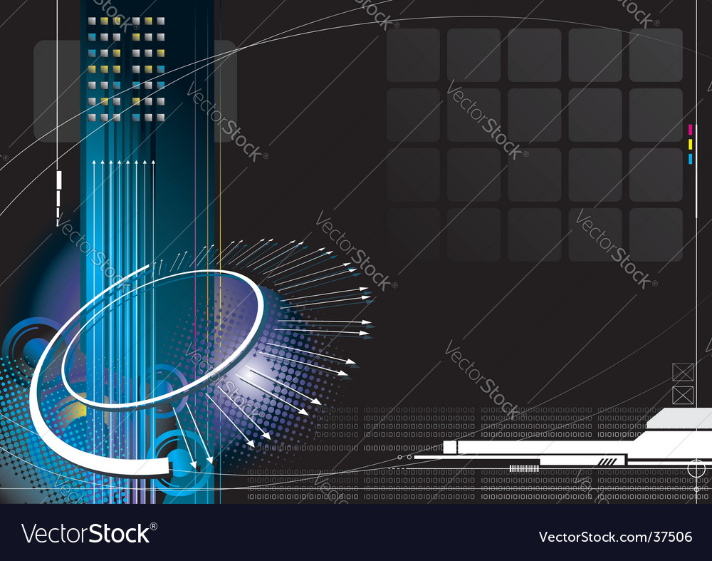 High-tech infinity Royalty Free Vector Image - VectorStock