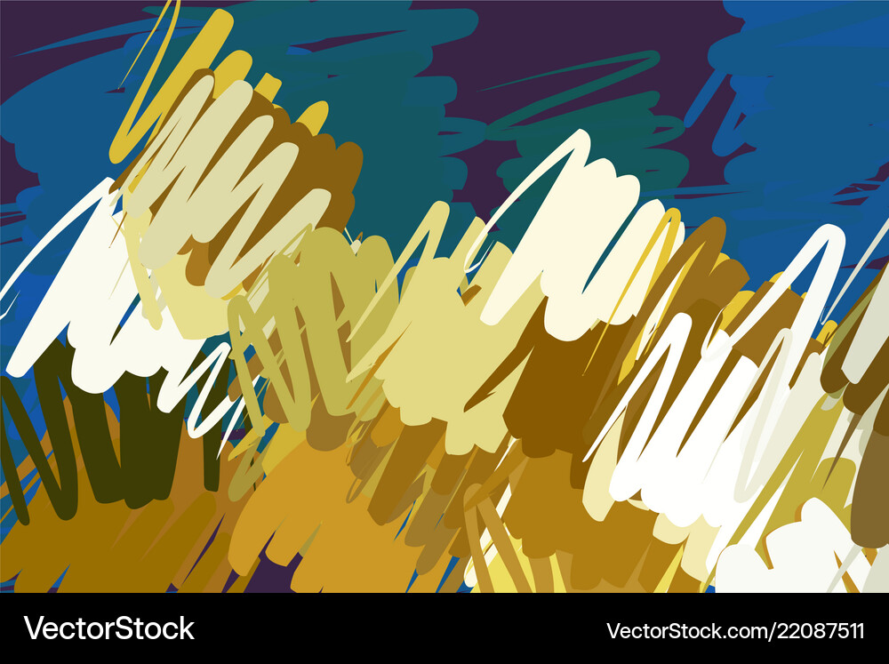 Abstract hand drawn pencil or pen lines sketch Vector Image