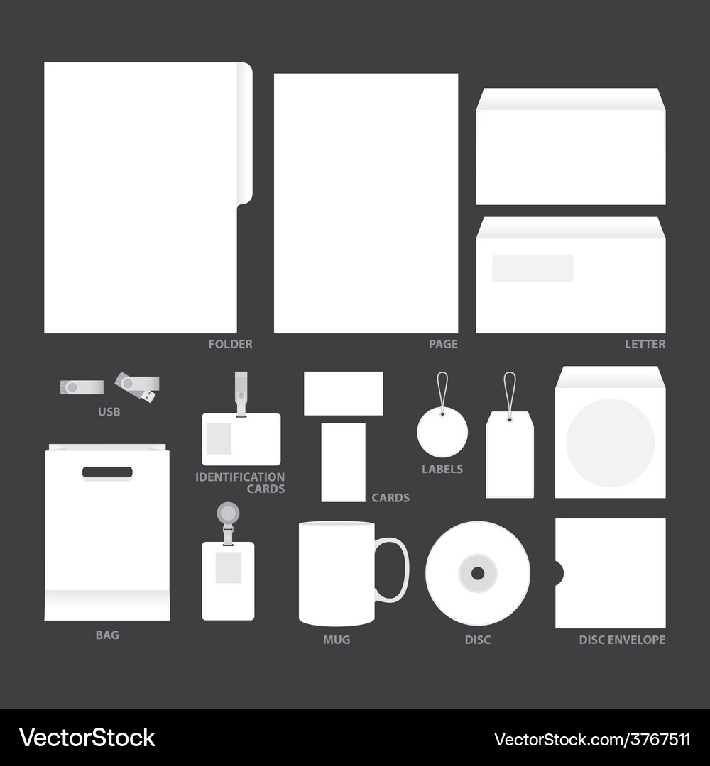 Blank templates Royalty Free Vector Image - VectorStock