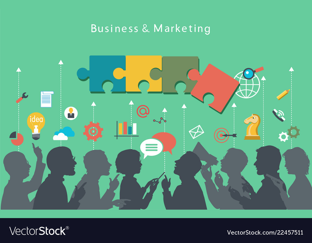 Business team Royalty Free Vector Image - VectorStock