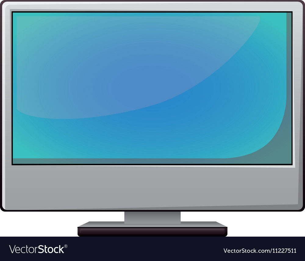 Computer device icon Royalty Free Vector Image