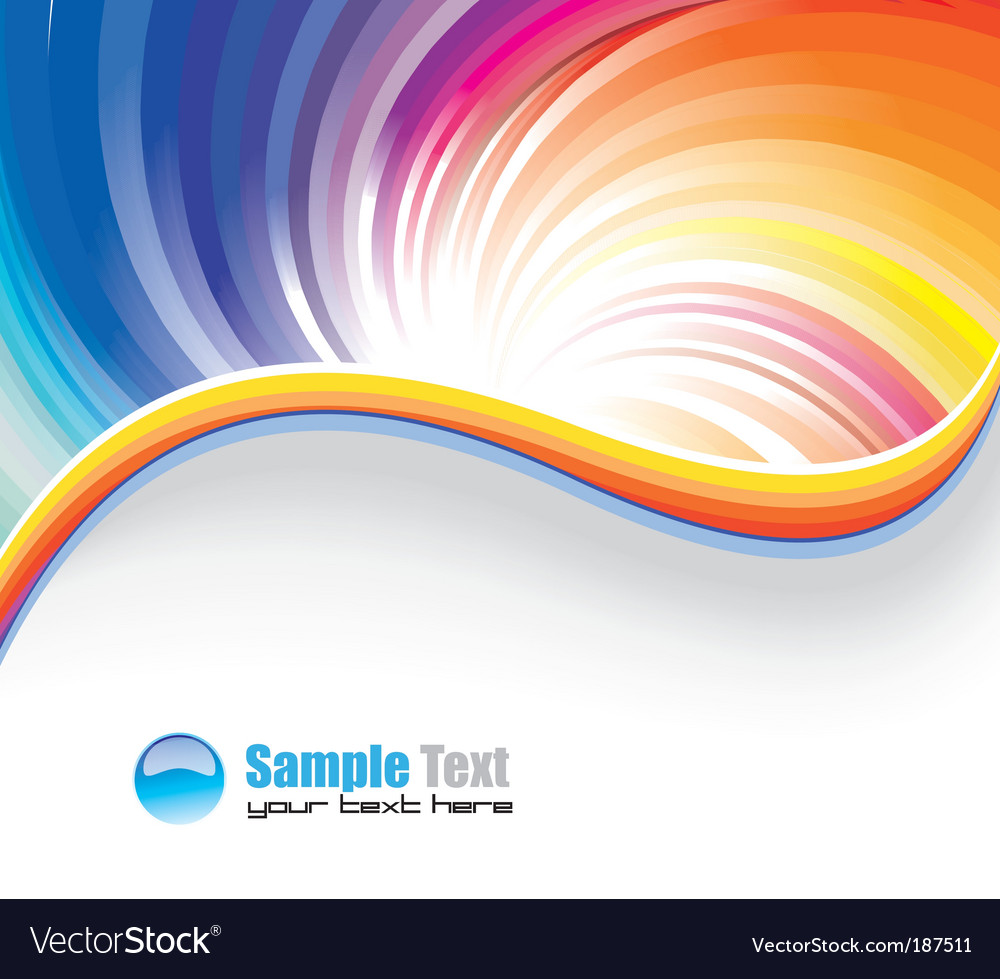 Rainbow background Royalty Free Vector Image - VectorStock
