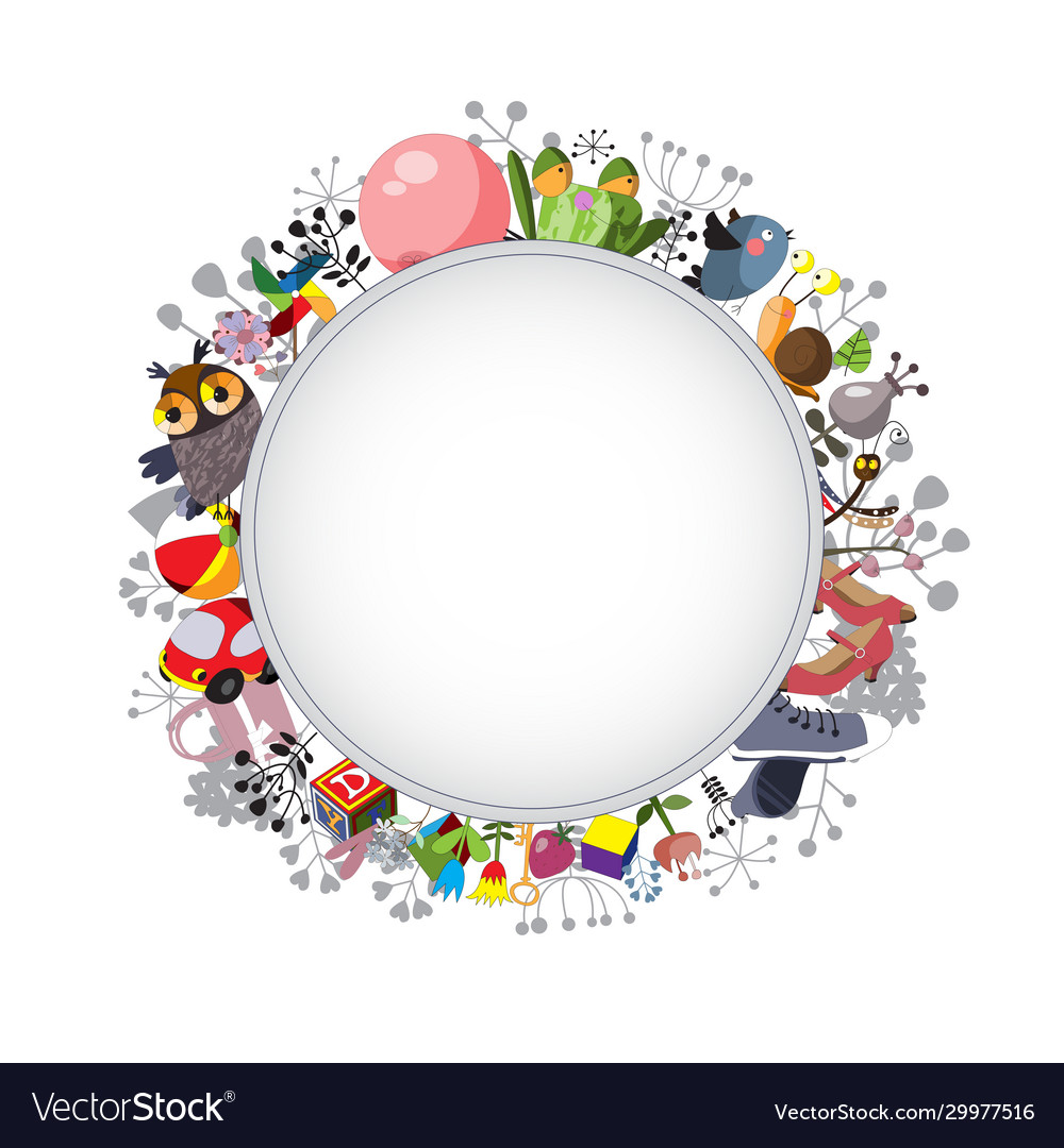 A set children things Royalty Free Vector Image