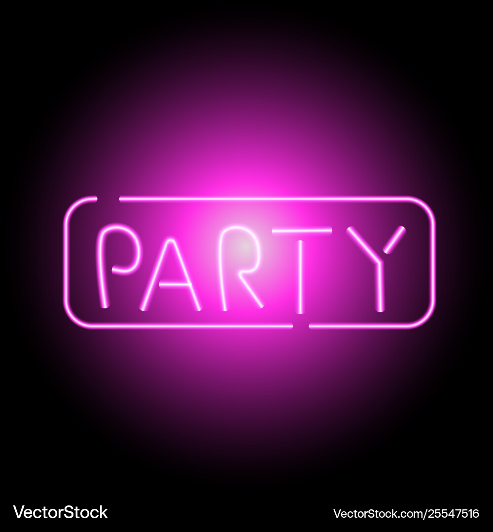 Neon glowing techno lines Royalty Free Vector Image
