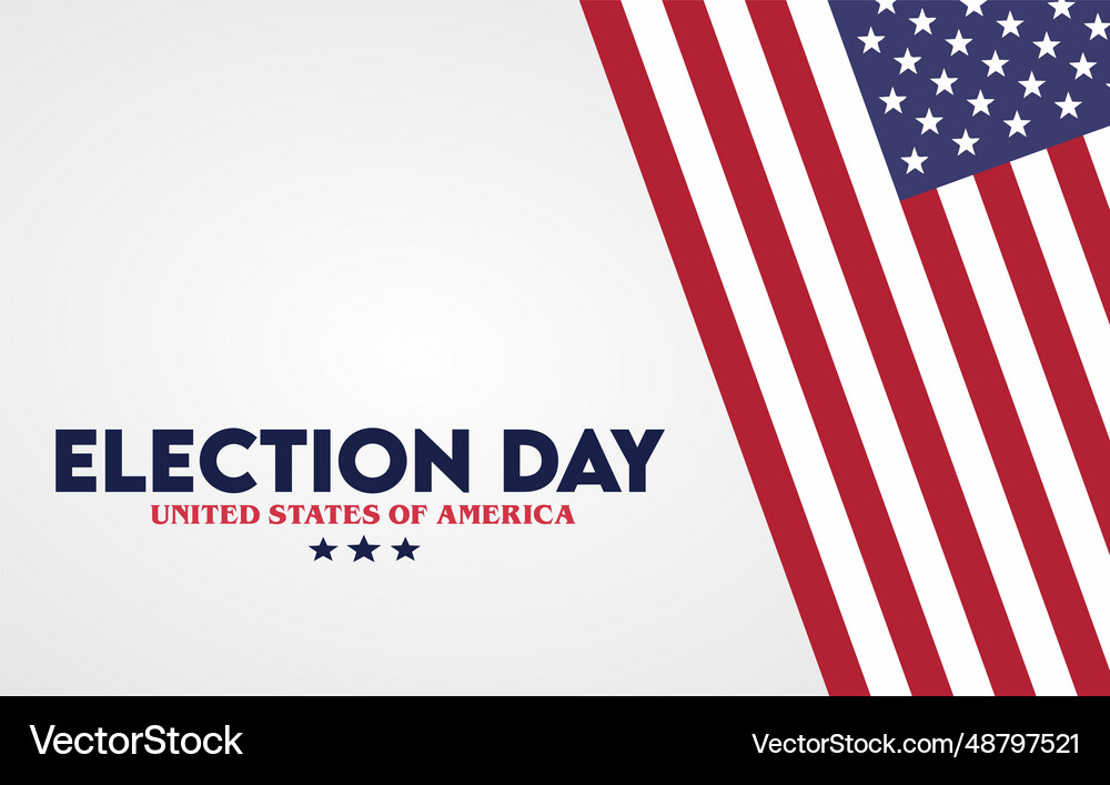 2023 vote for united states Royalty Free Vector Image