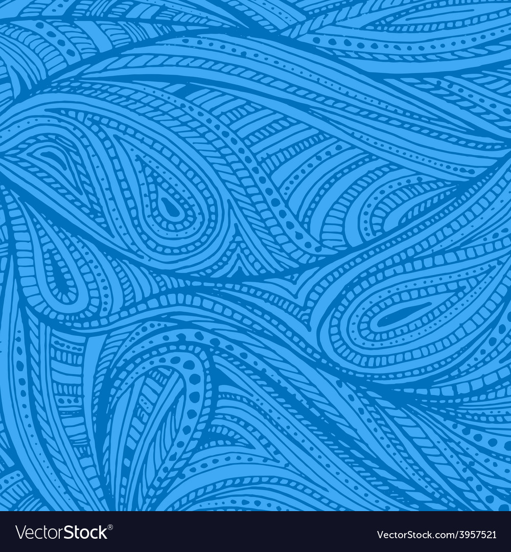 Abstract hand-drawn entangle Royalty Free Vector Image